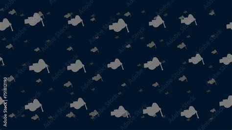vise symbols float horizontally from left to right parallax fly effect
