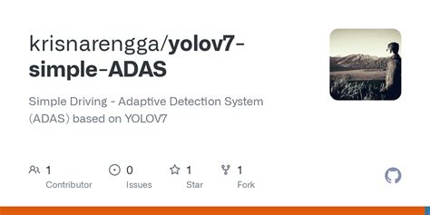 Github Krisnarengga Yolov7 Simple Adas Simple Driving Adaptive