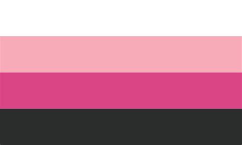 Transfem Flag Pink Black And White Striped Background