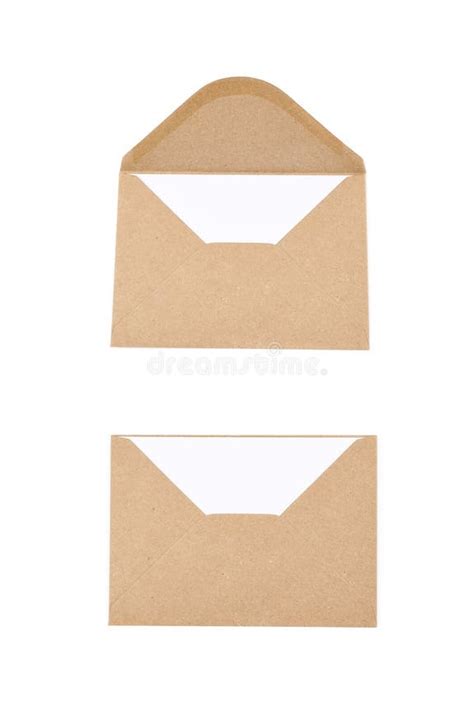 Envelope Made Of Recycled Paper Stock Image Image Of Email Address 93458869