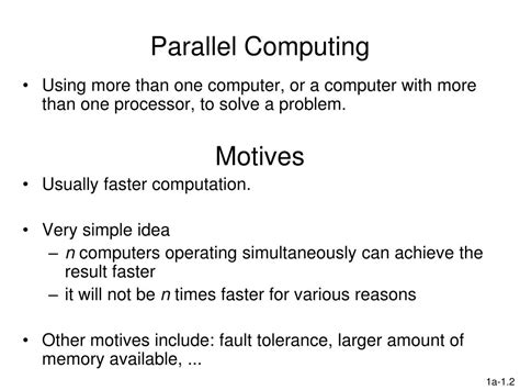 Ppt Parallel Computing Demand For High Performance Powerpoint