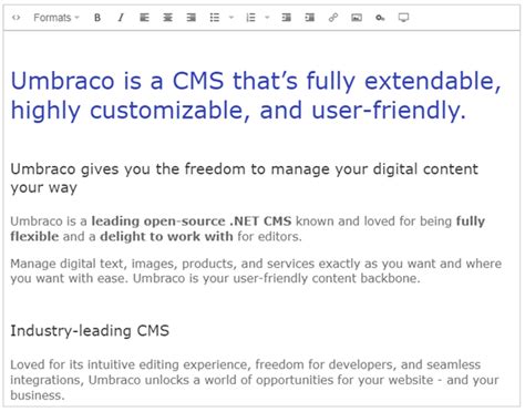 Enhancing The Content Editor Experience 24 Days In Umbraco