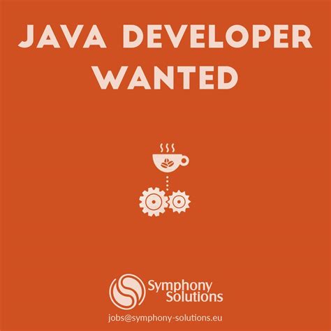 symphony solutions on linkedin senior java developer wanted send your
