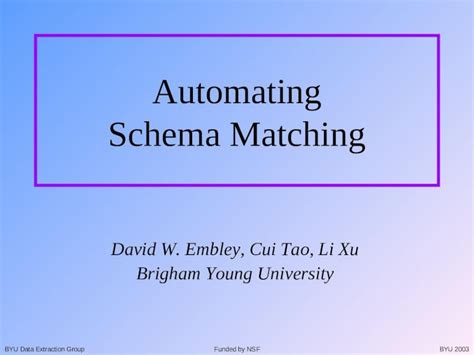 Ppt Automating Schema Matching Dokumentips