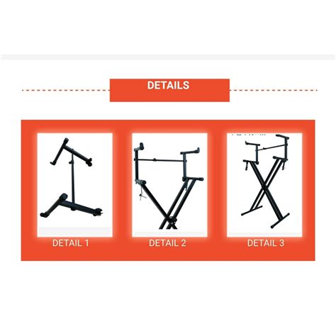 Gst 2 Tier Keyboard Stand Extension Adapter Arm Second Tier Extra