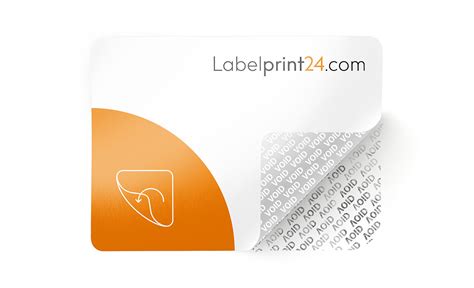 Peel Off And Self Destructing Security Labels Labelprint24