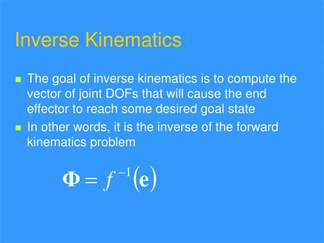 Ppt Inverse Kinematics Part 1 Powerpoint Presentation Free Download Id 4037477