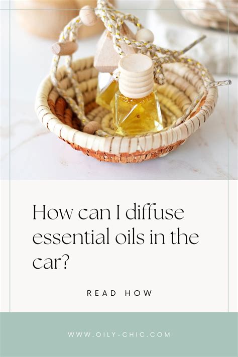 Easy Essential Oil Car Diffuser DIY