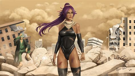 Shihouin Yoruichi Bleach Wallpaper 1080p By Arronk On Deviantart