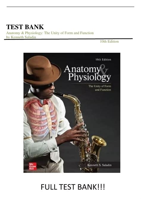 Test Bank For Anatomy And Physiology The Unity Of Form And Function