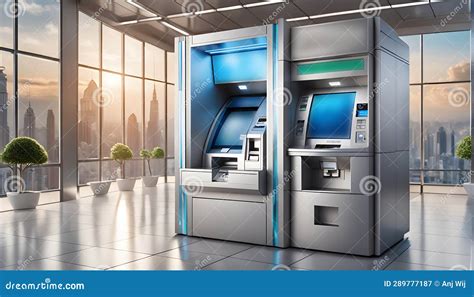 atm automated teller machines stock illustration illustration of