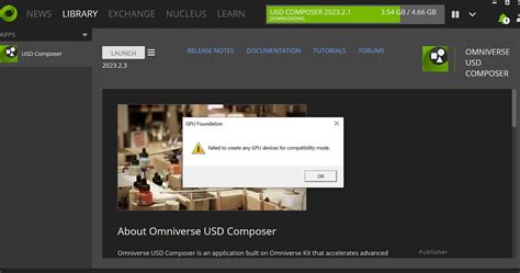 Failed To Create GPU For Compatibility Mode Core Platform NVIDIA