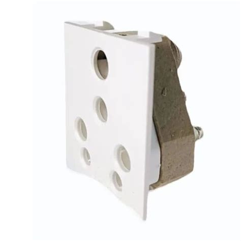16 Polycarbonate 16A 6 Pin Electric Multi Plug Socket White At 80 Piece In Mumbai
