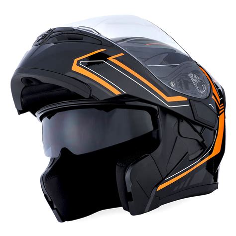 1storm Motorcycle Modular Full Face Helmet Flip Up Dual Visor Sun Shie 1storm Helmet
