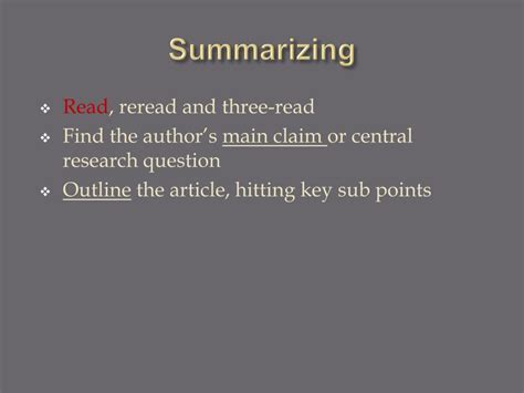 Ppt Summarizing Quoting Paraphrasing And Analyzing Powerpoint