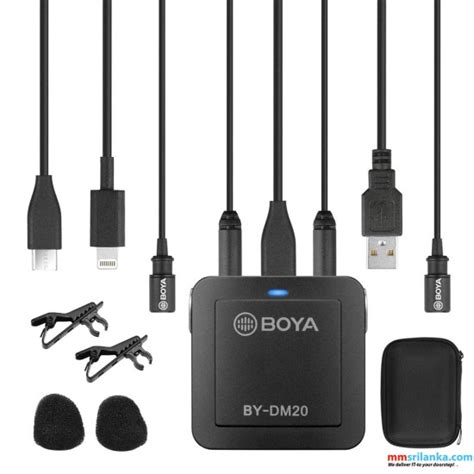 BOYA BY-DM20 DUAL CHANNEL RECORDING KIT
