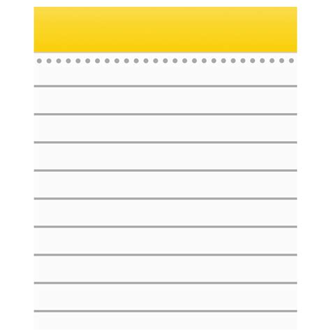 Ios Notes Icon At Collection Of Ios Notes Icon Free For Personal Use