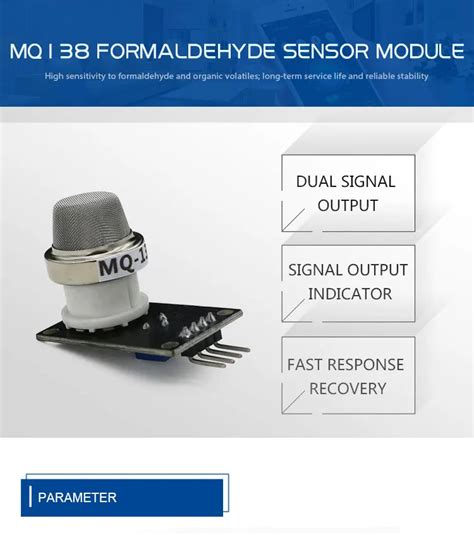 Formaldehyde Sensor Gas MQ Reliable Detection Module