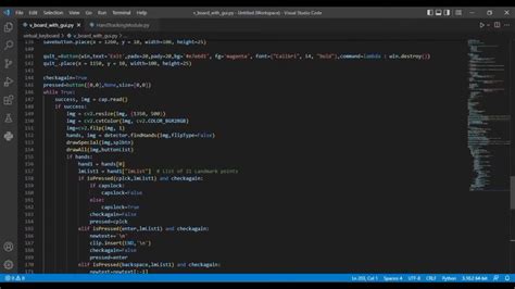 Gui Of A Virtual Keyboard Using Oop And Mediapipe In Python Complete Muhammad Noman
