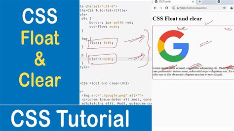 27 Css Float And Clear Css Tutorial Youtube