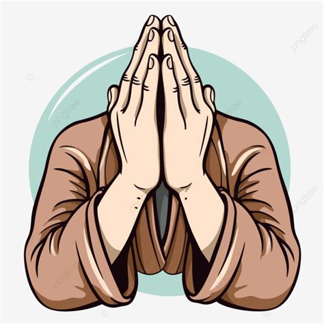 무료 기도 손 클립 아트 만화 캐릭터 서 그의 손으로 기도의 원 안에 서 벡터 무료기도 손 클립 아트 만화 Png 일러스트 및 벡터 에 대한 무료 다운로드 Pngtree