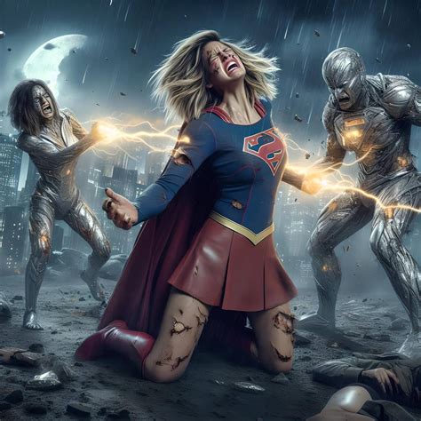 0053 Supergirl Rooftop Torture Blue Costtume By Anoyranoyranoyr On Deviantart