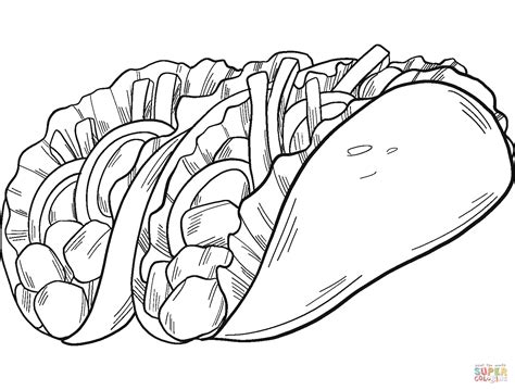 Taco Bell Coloring Pages Printable Coloring Free