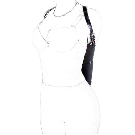 Arm Binder Glove Sleeves Behind Back Bondage Armbinder Bdsm Leather Handcuffs Straight Jacket