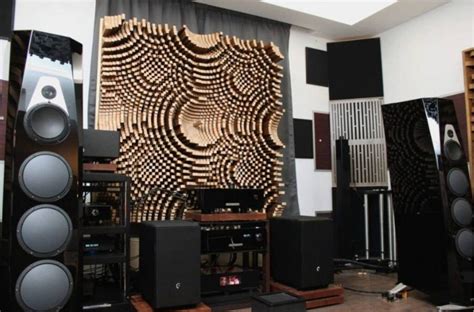 2d Qrd N67 Inverse Wood Sound Diffuser Cinema And Recording Etsy Uk