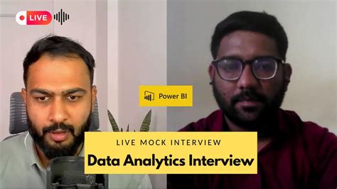 Data Analyst Interview Power Bi Sql Live Mock Interview Youtube