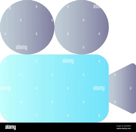 video camera flat gradient color ui icon stock vector image and art alamy