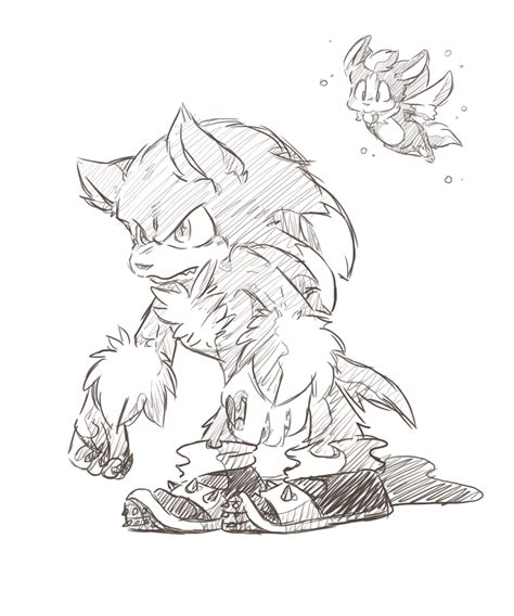 Sonic Unleashed Coloring Pages