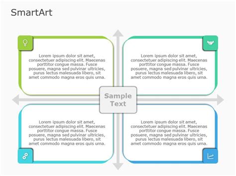 Smartart Matrix Rectangle Tiles 4 Steps Slideuplift Smartart Matrix Rectangle Tiles 4 Steps Slideuplift