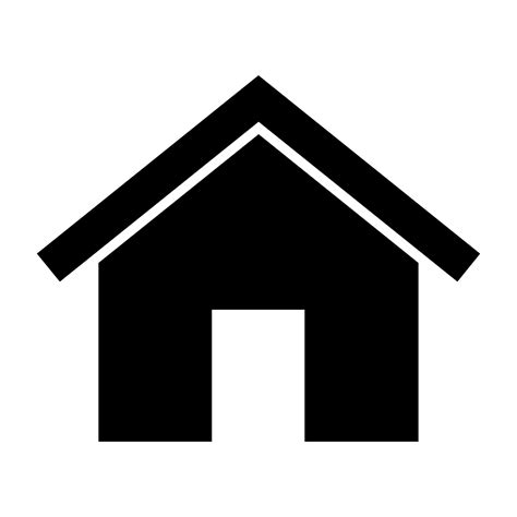Black House Icon 21530003 Vector Art At Vecteezy