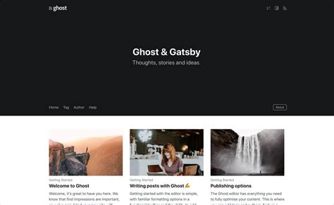 GitHub Rommelporras Ghost Gatsby Jamstack Ghost Headless CMS Gatsby Starter Pack