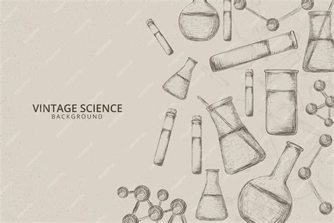 Premium Vector Vintage Science Background