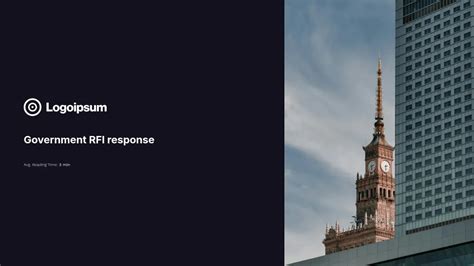 Government RFI Response Template Customize With AI