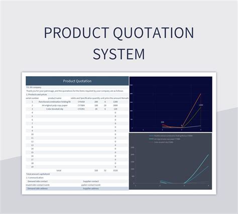 Free Quotation System Templates For Google Sheets And Microsoft Excel Slidesdocs