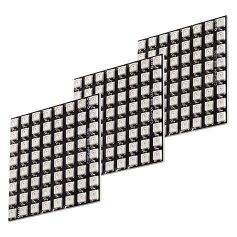 3 x u 64 led matrix panel cjmcu 8x8 module compatible with for arduino and for