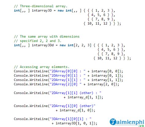 Mảng array trong C cách khởi tạo và khai báo Mảng array trong C cách khởi tạo và khai báo