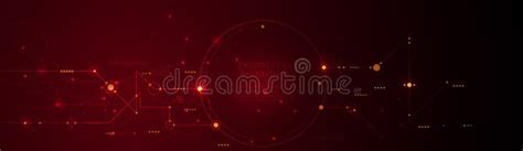 Vector Abstract Circuit Board Illustration High Tech Cyberspace Network Connection Science
