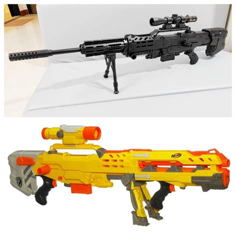 Nerf Longshot Sniper External Mod Only Hobbies And Toys Toys And Games On Carousell