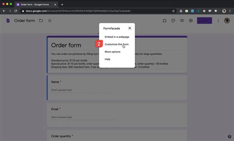 Formfacade How Can I Change The Layout Of My Google Forms
