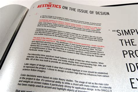 oracle senior thesis on behance