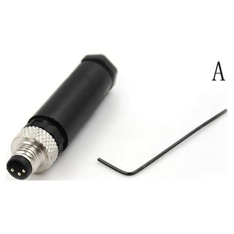 Sensor Connector M8 Male Female Screw Threaded Plug Coupling 3 4 Pin A