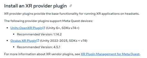 Whats The Difference Between Unity Open Xr And Meta Open Xr Can I Use