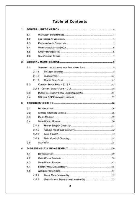 Picotest M3500a Service Manual Service Manual Download Schematics Eeprom Repair Info For
