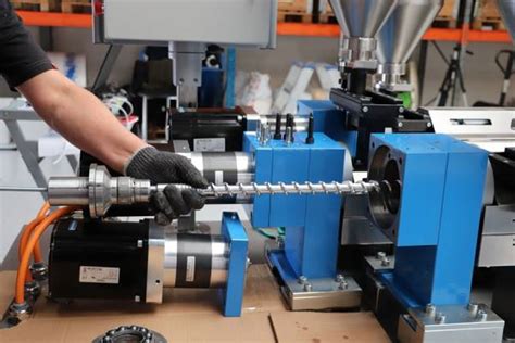 screw and barrel for lab extruder for testing film em labex