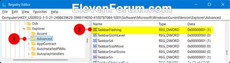 enable or disable show flashing on taskbar apps in windows 11 windows
