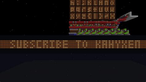 ASCII Scrolling Text Display Minecraft Map